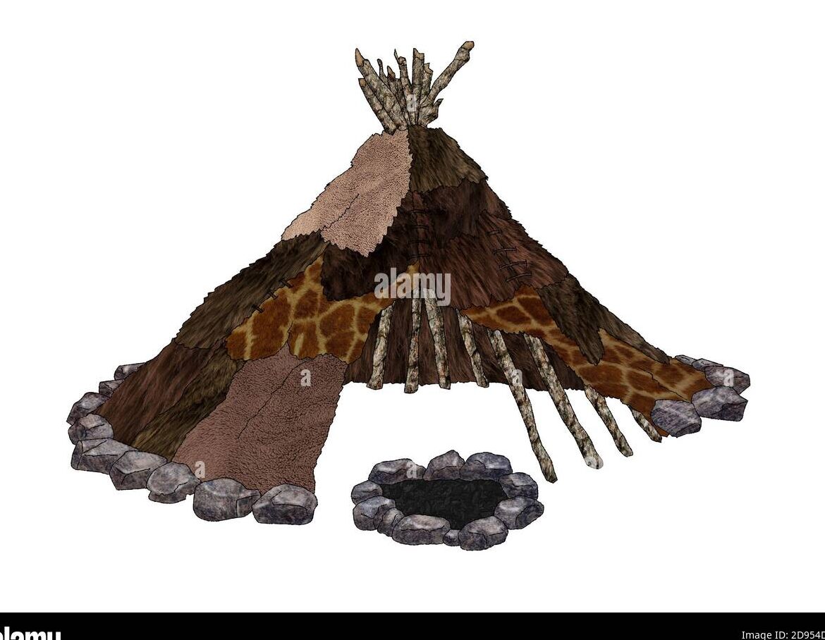 La prehistoria: cabañas, palos, piedras y piel de animales. | Talayots