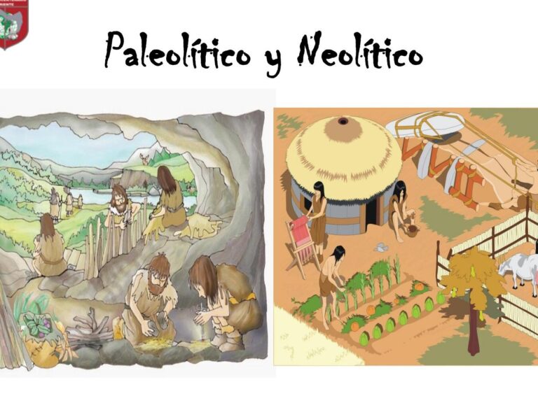 Las personas vivían en aldeas durante el Neolítico y el Paleolítico ...
